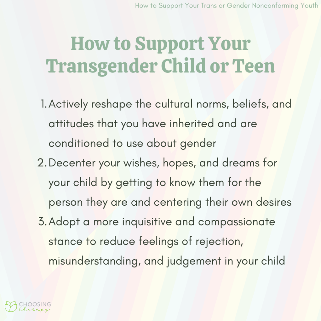 How to Support Your Trans or Gender Nonconforming Youth