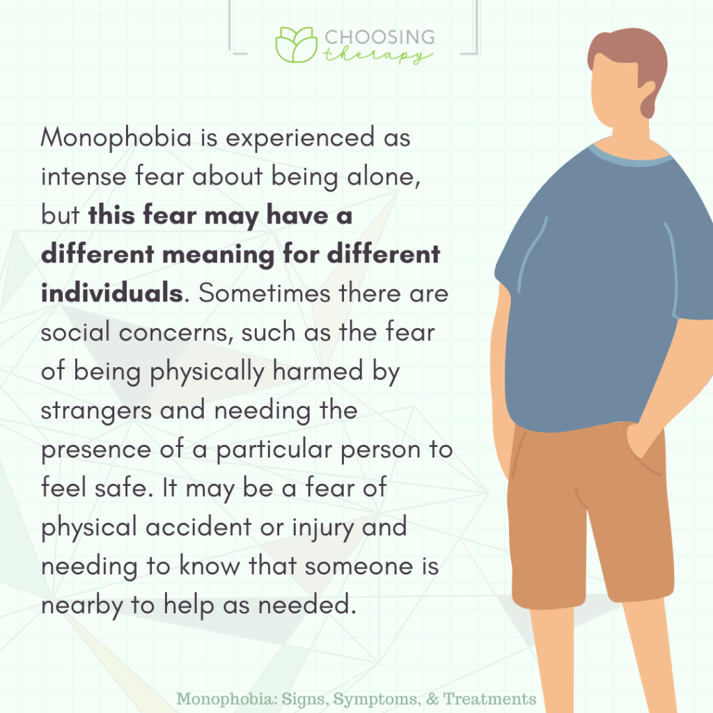 Monophobia (Fear of Being Alone): Signs, Symptoms, & Treatments