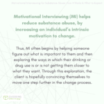 Motivational Interviewing for Substance Abuse