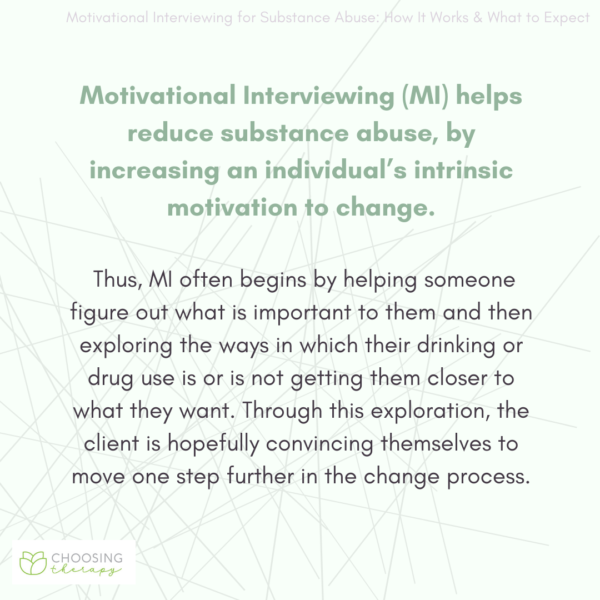 Motivational Interviewing for Substance Abuse
