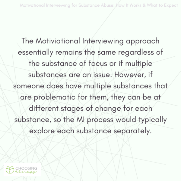 Motivational Interviewing for Substance Abuse