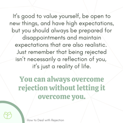 How to Deal With Rejection - Choosing Therapy