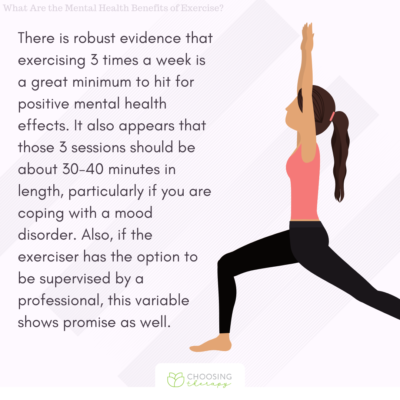 What Are the Mental Health Benefits of Exercise? - Choosing Therapy