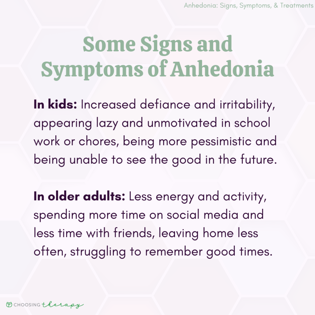 Anhedonia: Signs, Symptoms, & Treatments