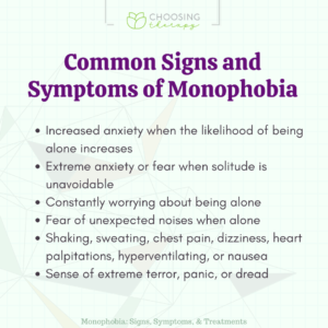 Monophobia (Fear of Being Alone): Signs, Symptoms, & Treatments