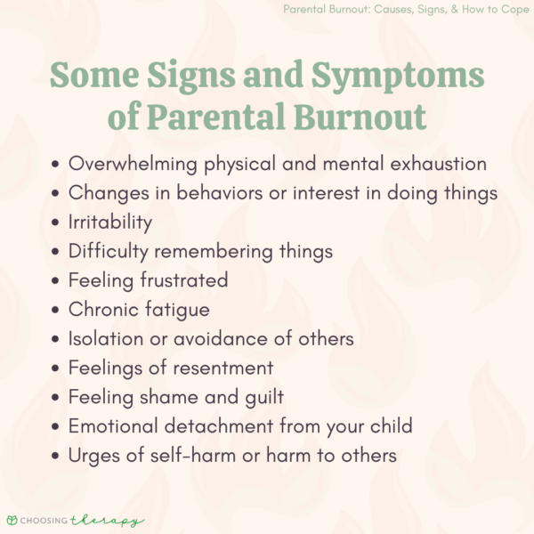 Signs of Parental Burnout & 5 Ways to Cope