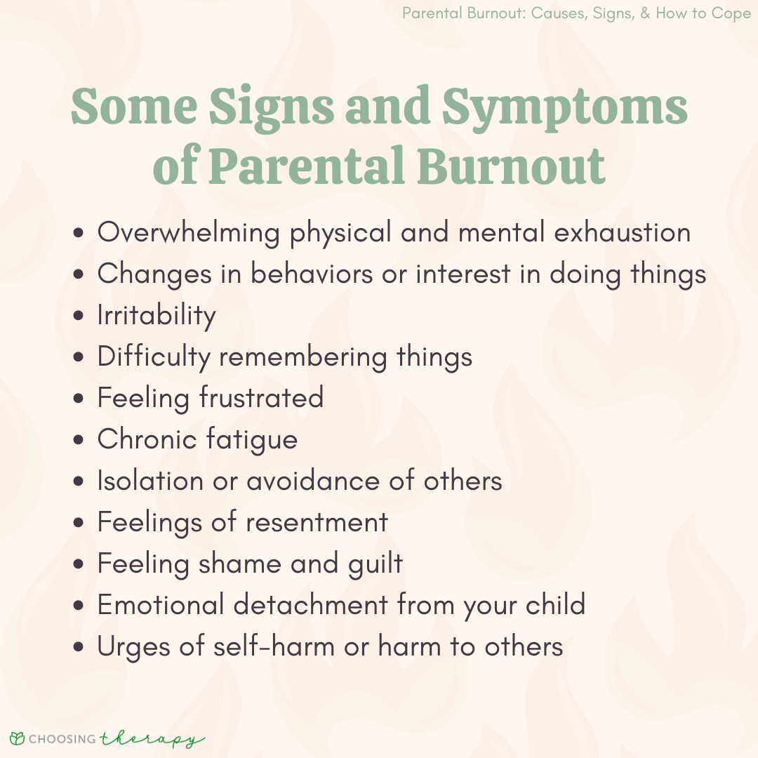 Signs of Parental Burnout & 5 Ways to Cope