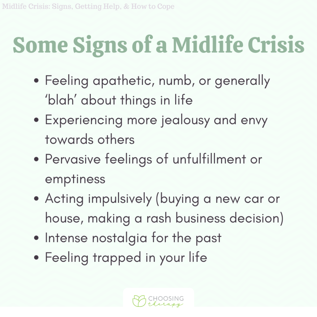 How to Cope With a Midlife Crisis