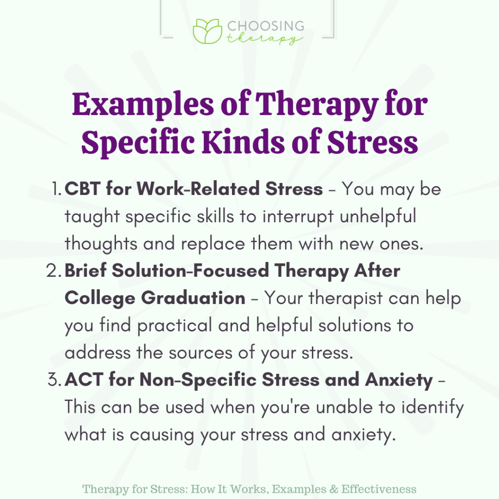 Therapy for Stress: How It Works, Examples & Effectiveness