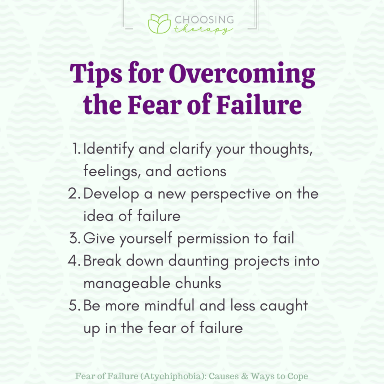 Fear of Failure: Causes & 10 Ways to Cope With Atychiphobia