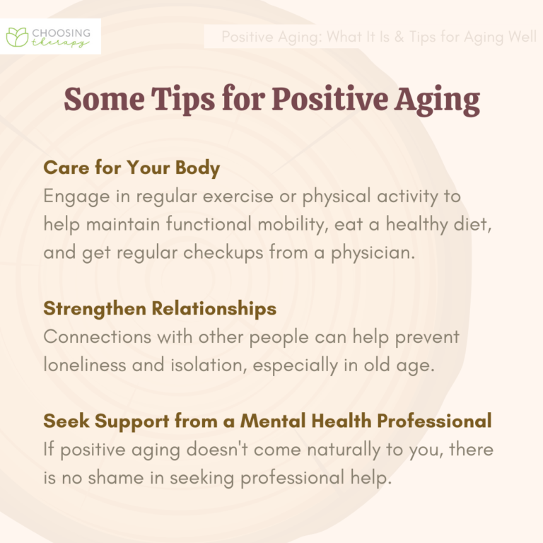 Positive Aging: What It Is & Tips for Aging Well - Choosing Therapy