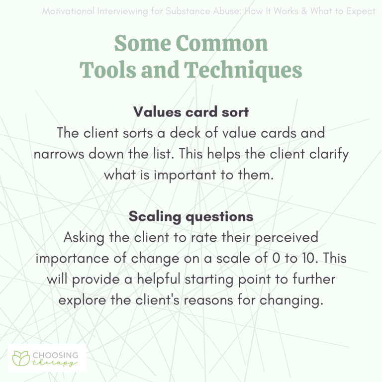Motivational Interviewing for Substance Abuse