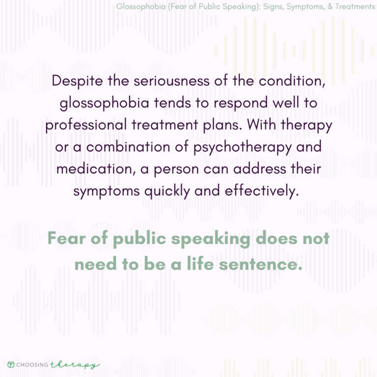 Glossophobia (Fear of Public Speaking): Signs, Symptoms, & Treatments ...