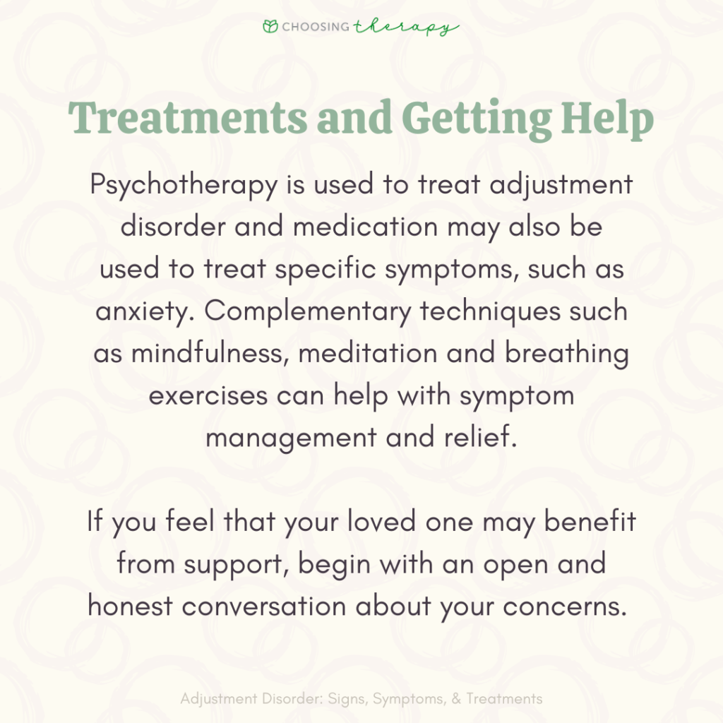 Adjustment Disorder: Signs, Symptoms, & Treatments - Choosing Therapy