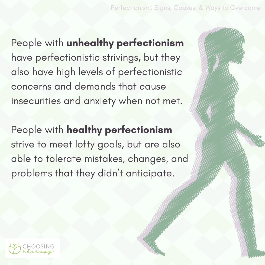Perfectionism: Signs, Causes, & Ways to Overcome - Choosing Therapy