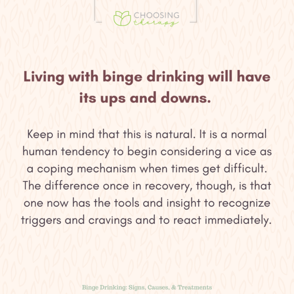 Binge Drinking: Signs, Causes, & Treatments - Choosing Therapy