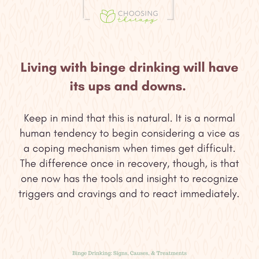 Binge Drinking: Signs, Causes, & Treatments - Choosing Therapy