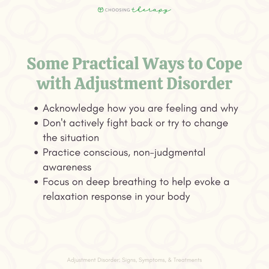 Adjustment Disorder: Signs, Symptoms, & Treatments - Choosing Therapy