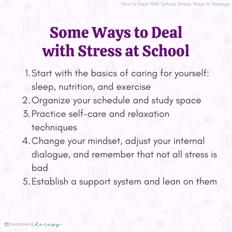 How to Deal With School Stress: 5 Ways to Manage