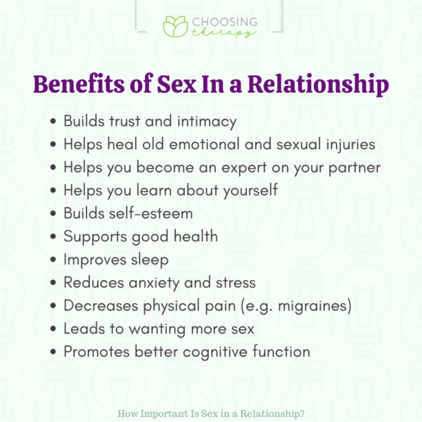 How Important Is Sex In A Relationship? - Choosing Therapy