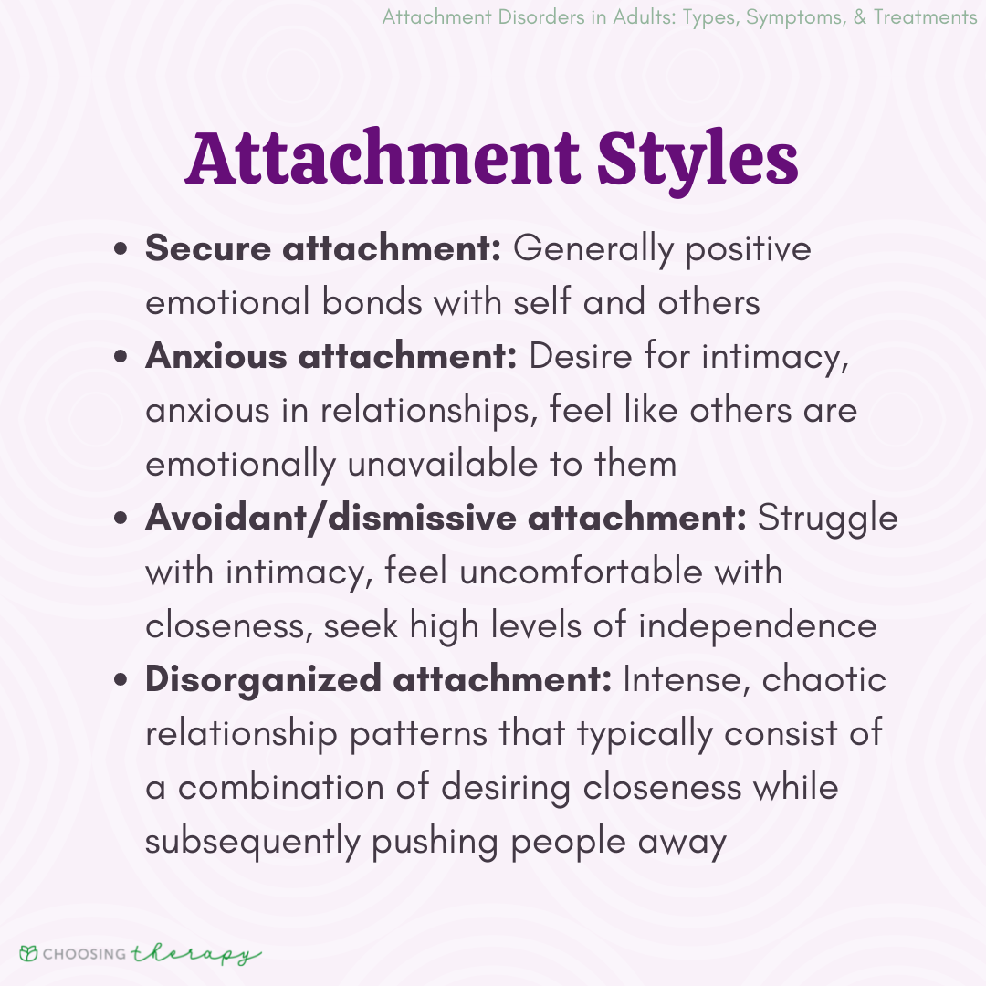 Attachment Disorders In Adults Types Symptoms And Treatments