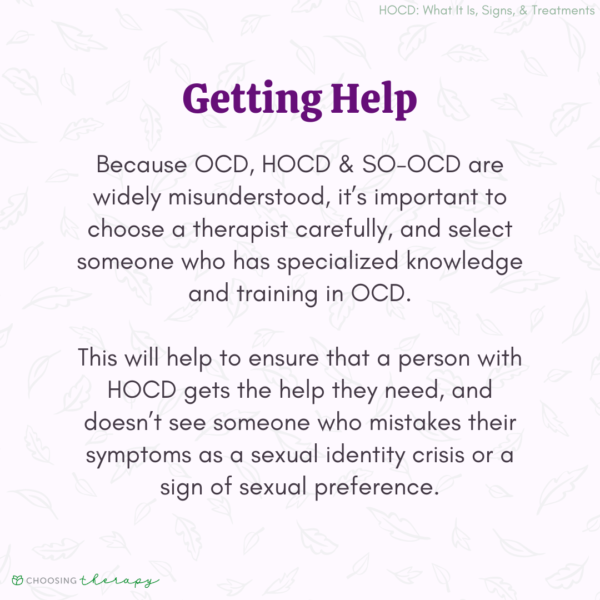 What is Homosexual Obsessive Compulsive Disorder (HOCD)?