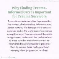 Trauma-Informed Therapy: How It Works & Why It’s Important