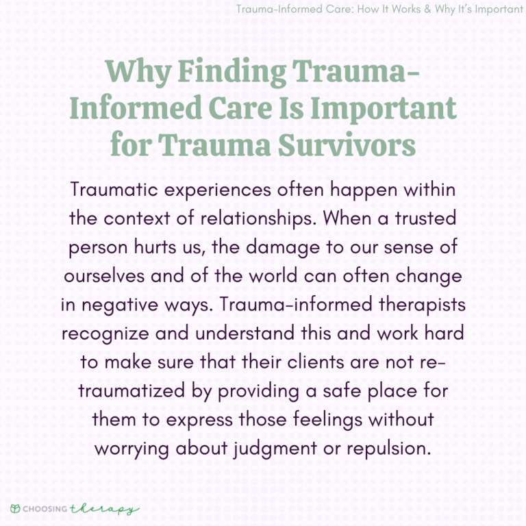 Trauma-Informed Therapy: How It Works & Why It’s Important