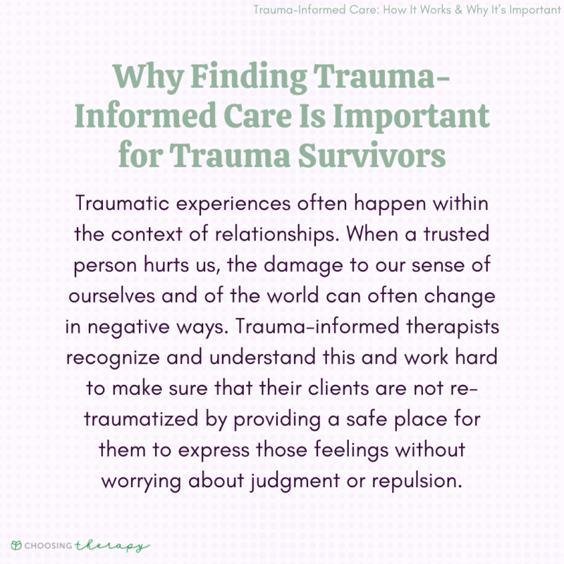 Trauma-Informed Therapy: How It Works & Why It’s Important