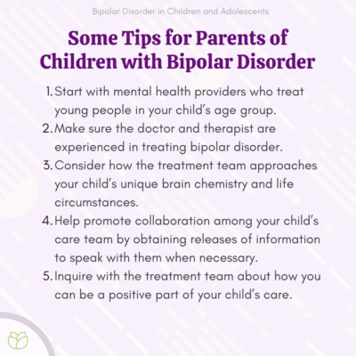 Bipolar Disorder in Children and Adolescents - Choosing Therapy