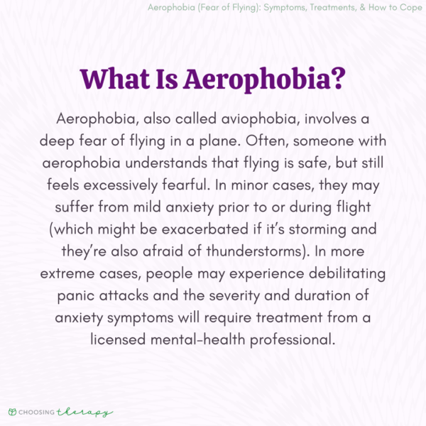 Fear of Flying (Aerophobia): How to Cope & Overcome