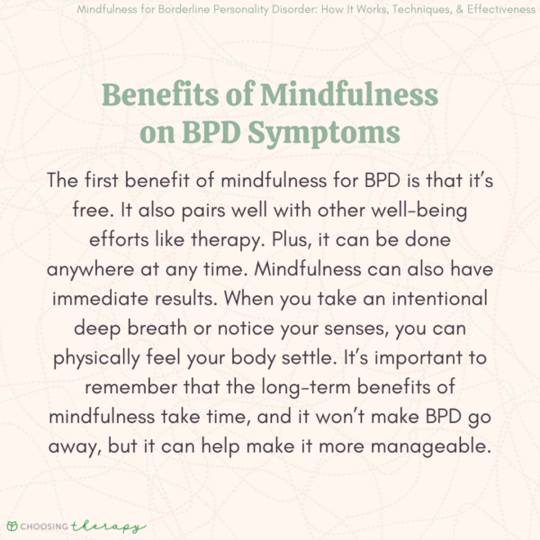 Mindfulness for BPD: Benefits & 4 Techniques to Try