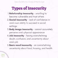 Insecurity: Definition, Causes, & 11 Ways to Cope
