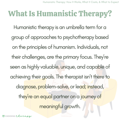 What Is Humanistic Therapy?