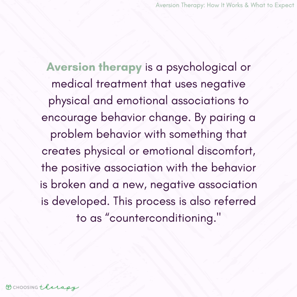 Aversion Therapy: How It Works & What to Expect