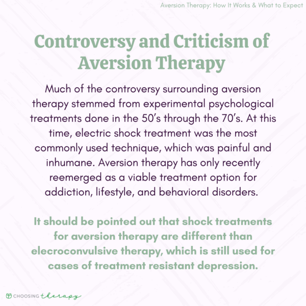 Aversion Therapy: How It Works & What to Expect