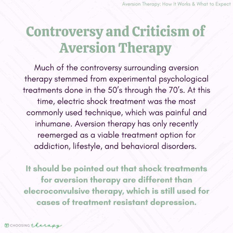 Aversion Therapy: How It Works & What to Expect