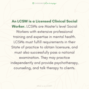What Is An LCSW?