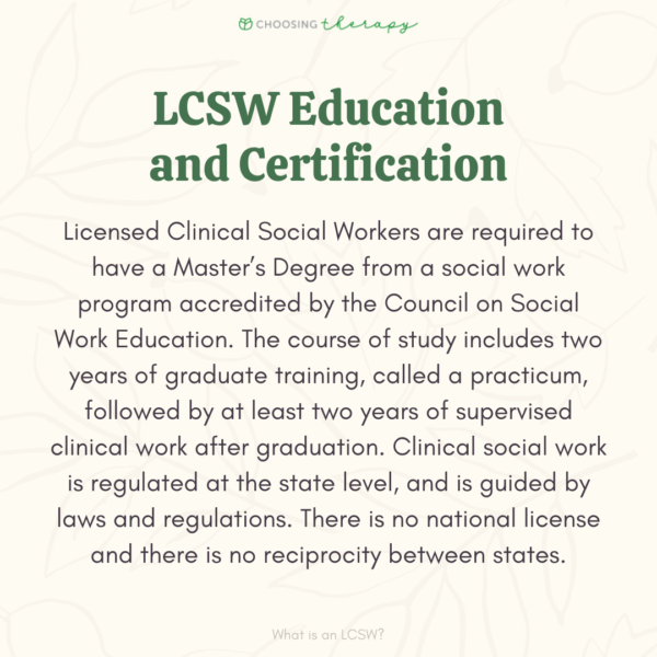What Is An LCSW?
