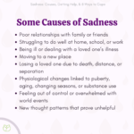 Sadness: Causes, Getting Help, & 8 Ways to Cope - Choosing Therapy