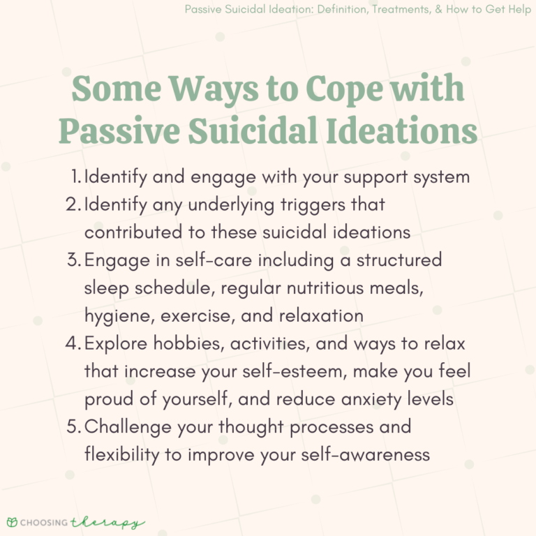 What Is Passive Suicidal Ideation?