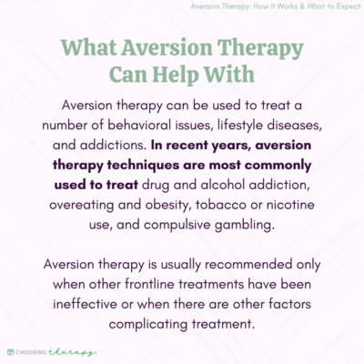 Aversion Therapy: How It Works & What to Expect