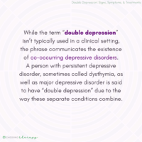 What Is Double Depression? Signs, Symptoms, and Treatments