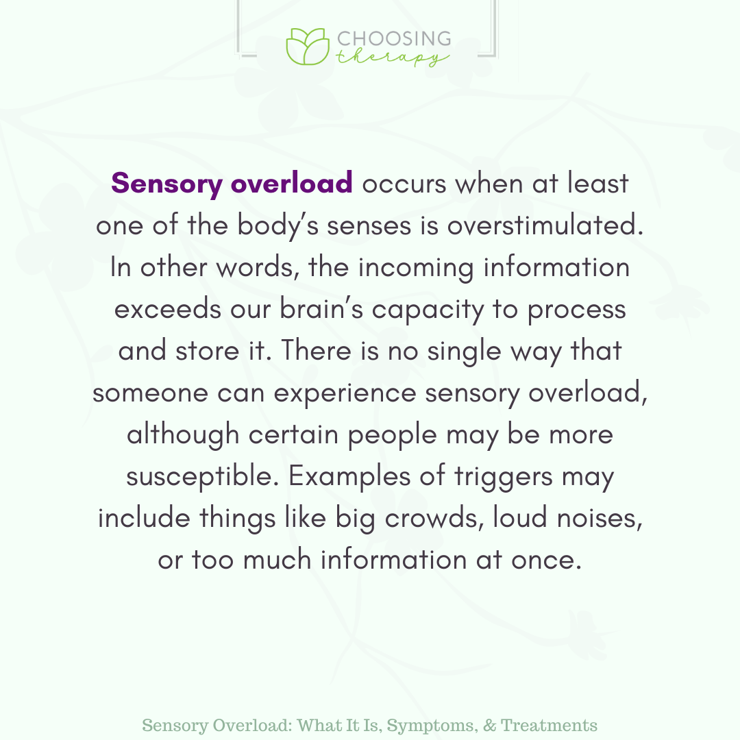 What is Sensory Overload: The Symptoms, & Treatments Options