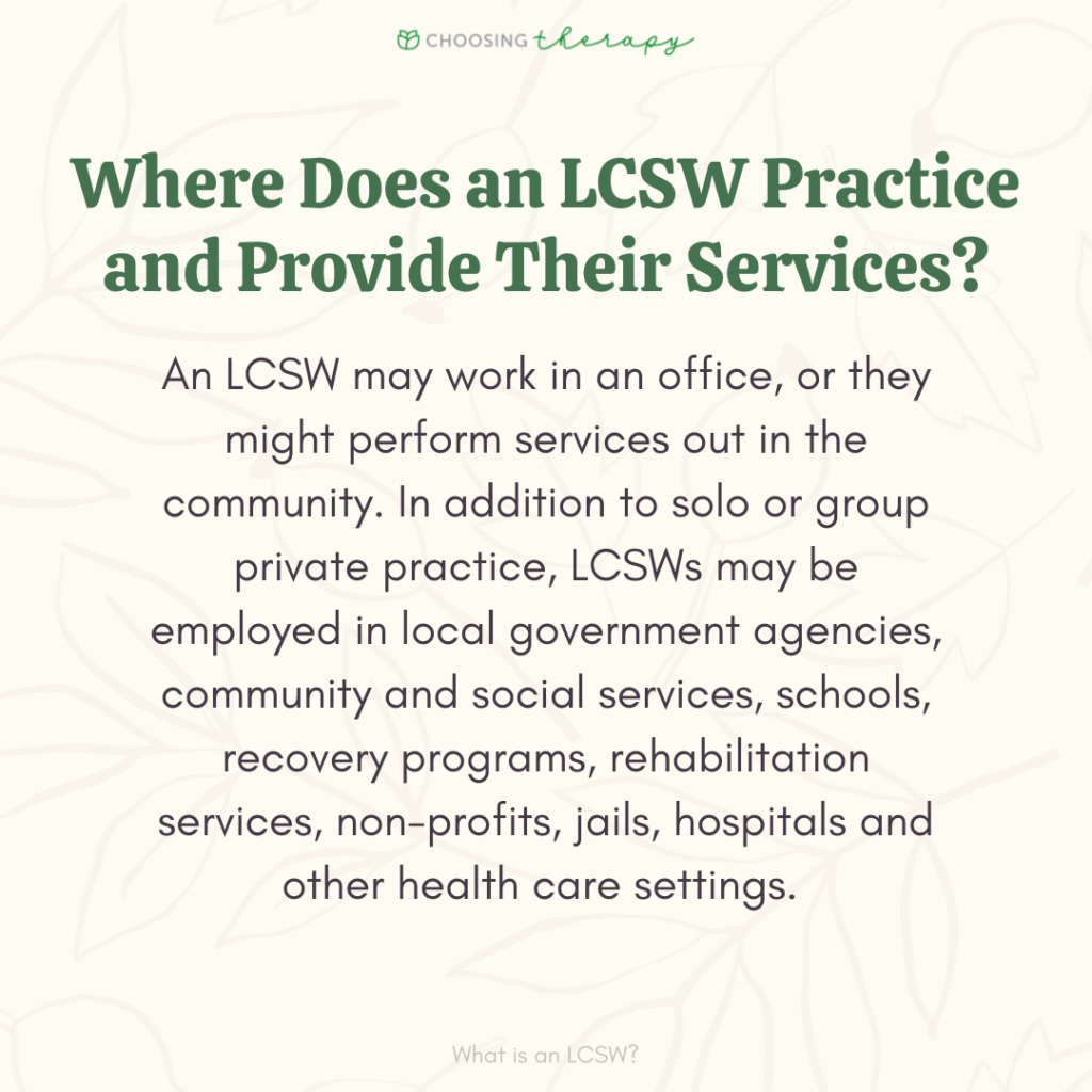 What Is An LCSW?