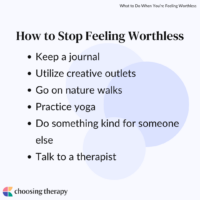What to Do When You’re Feeling Worthless: 12 Tips From a Therapist