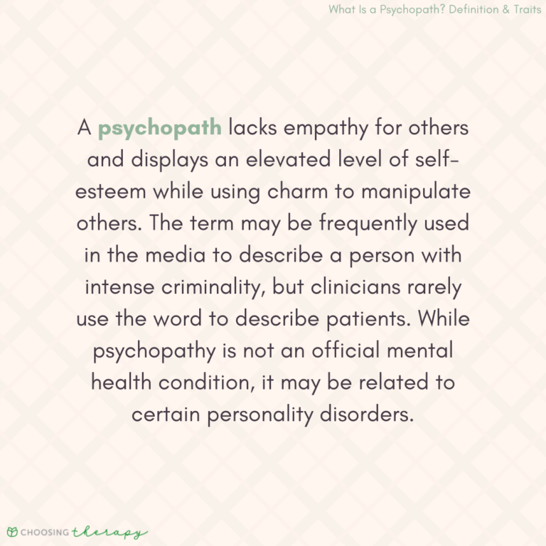What Is a Psychopath? Definition & Traits