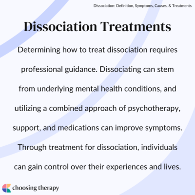 Dissociation: Definition, Symptoms, Causes, & Treatments ...