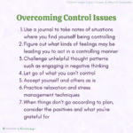 Signs of Control Issues & 10 Ways to Cope