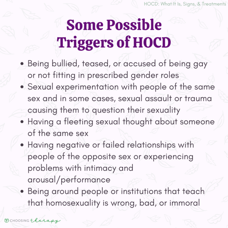 What is Homosexual Obsessive Compulsive Disorder (HOCD)?